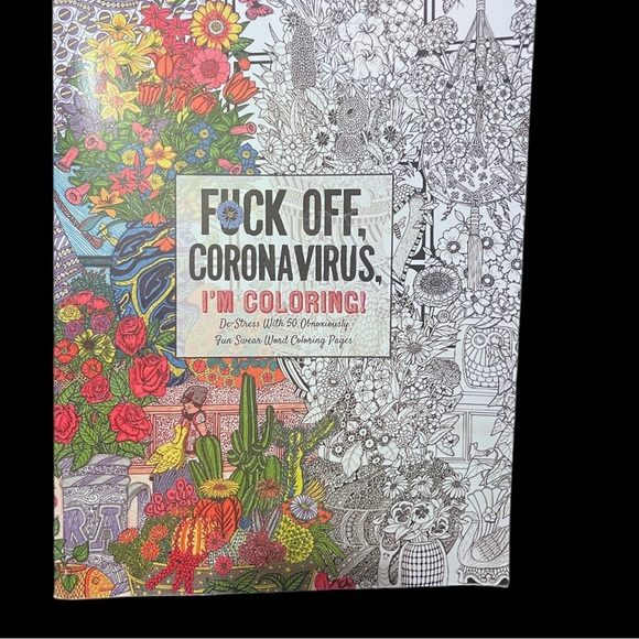Other | Adult Coloring Book Swearcussbad Words Intricate Coloring Pages ...